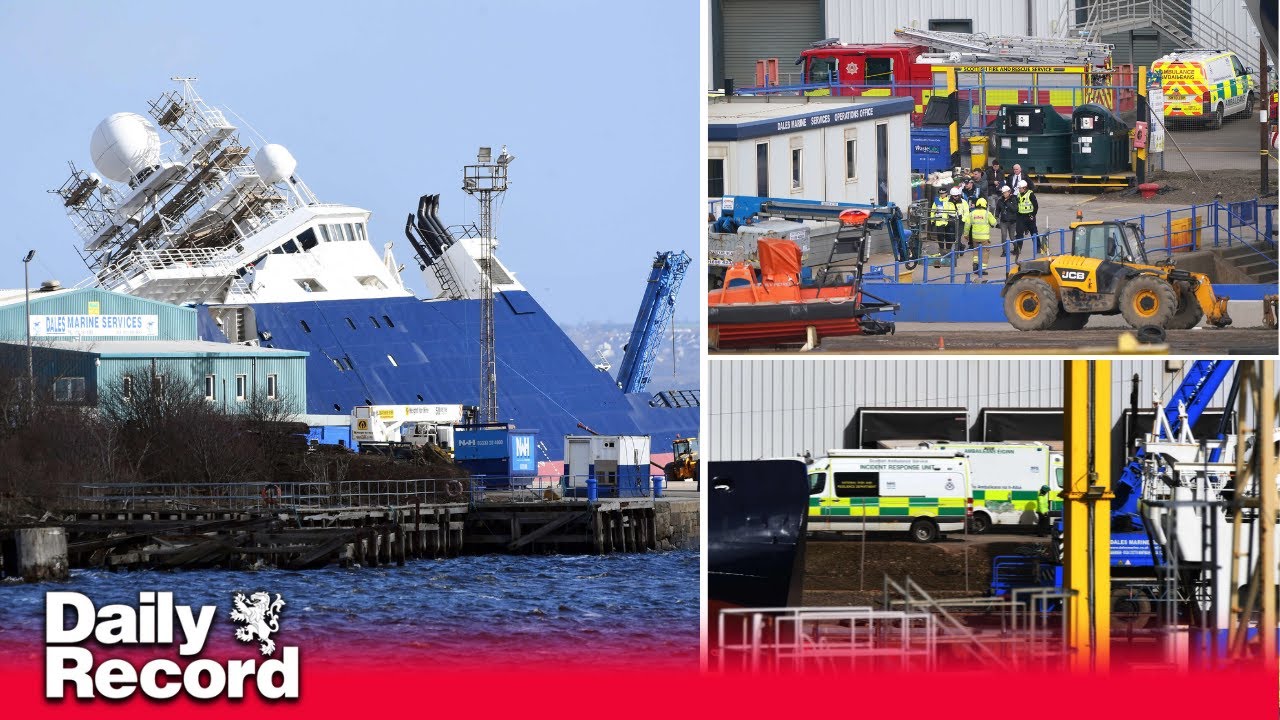Leith docks incident leaves 25 injured as large ship becomes dislodged ...