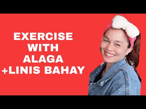 exercise with grandma  +linis bathroom
