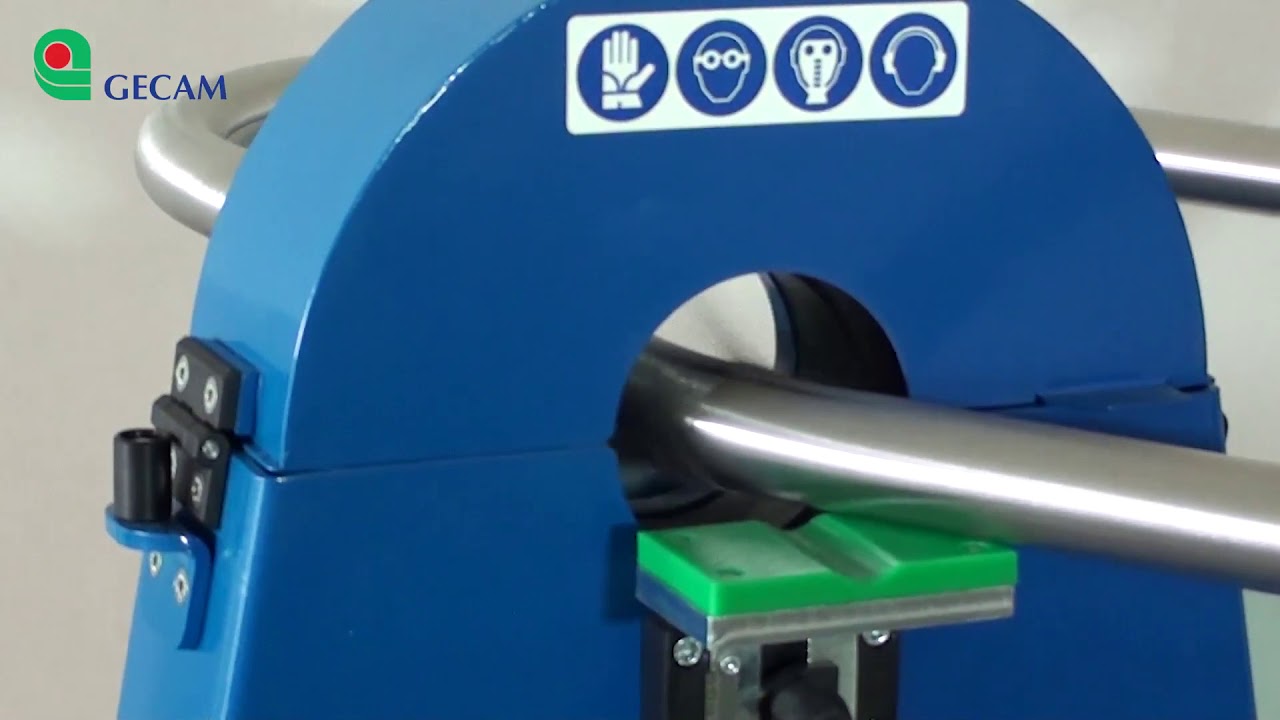 Gecam grinding machine for pipes 141 - YouTube