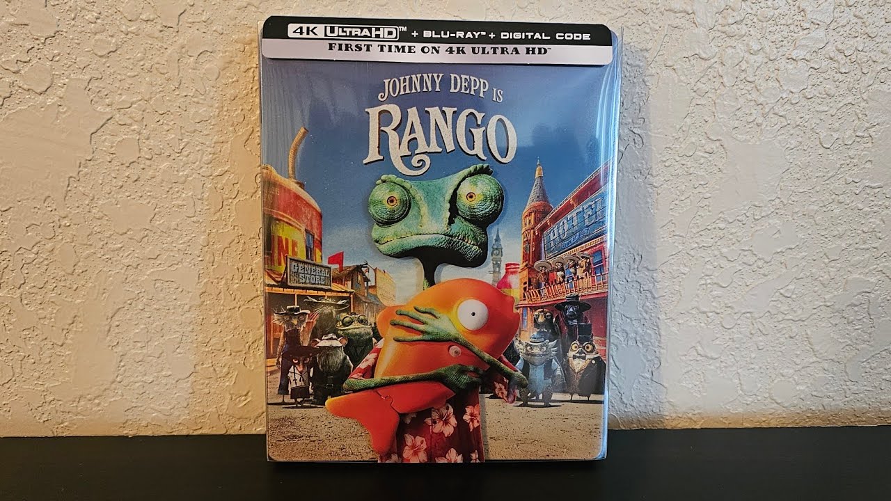 RANGO 4KUHD/Blu-ray steelbook unboxing - YouTube