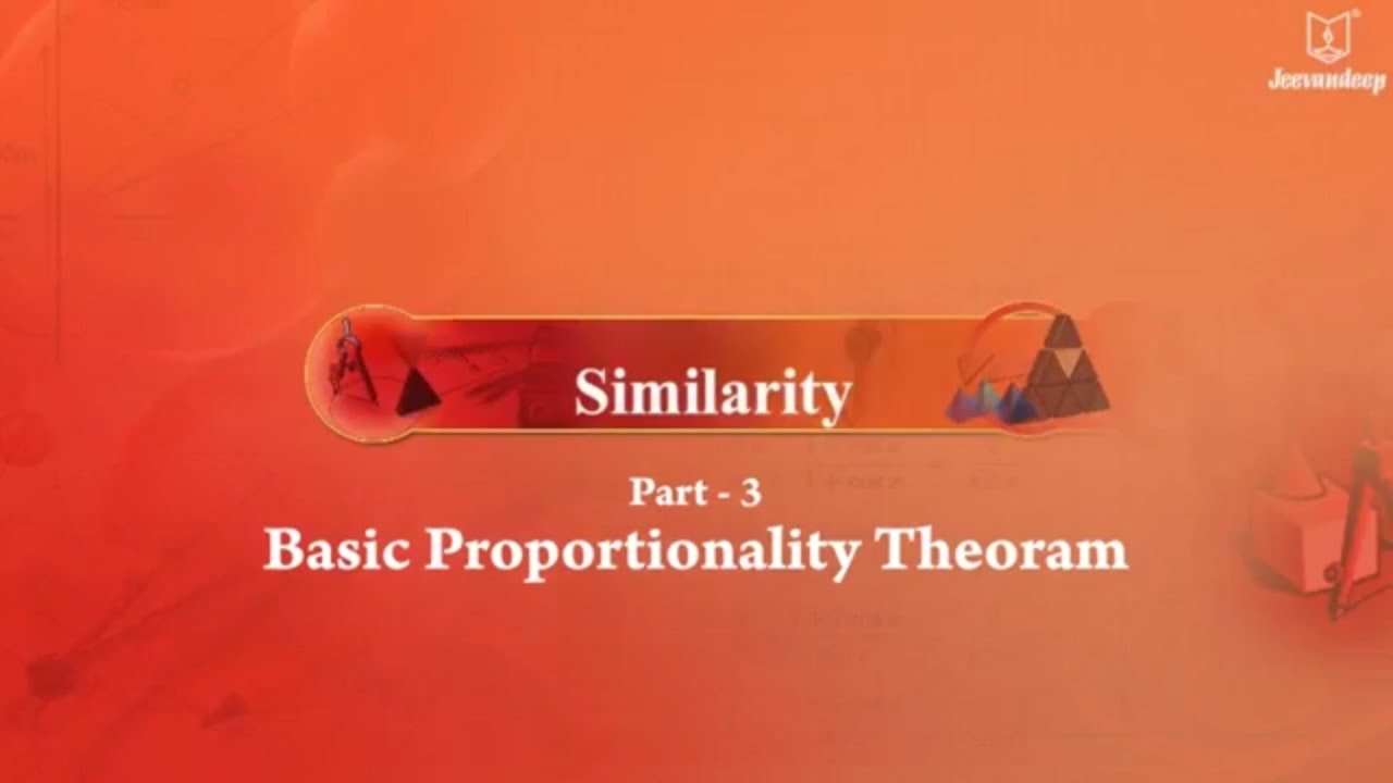 Similarity | Application of Basic Proportionality Theorem | Geometry ...