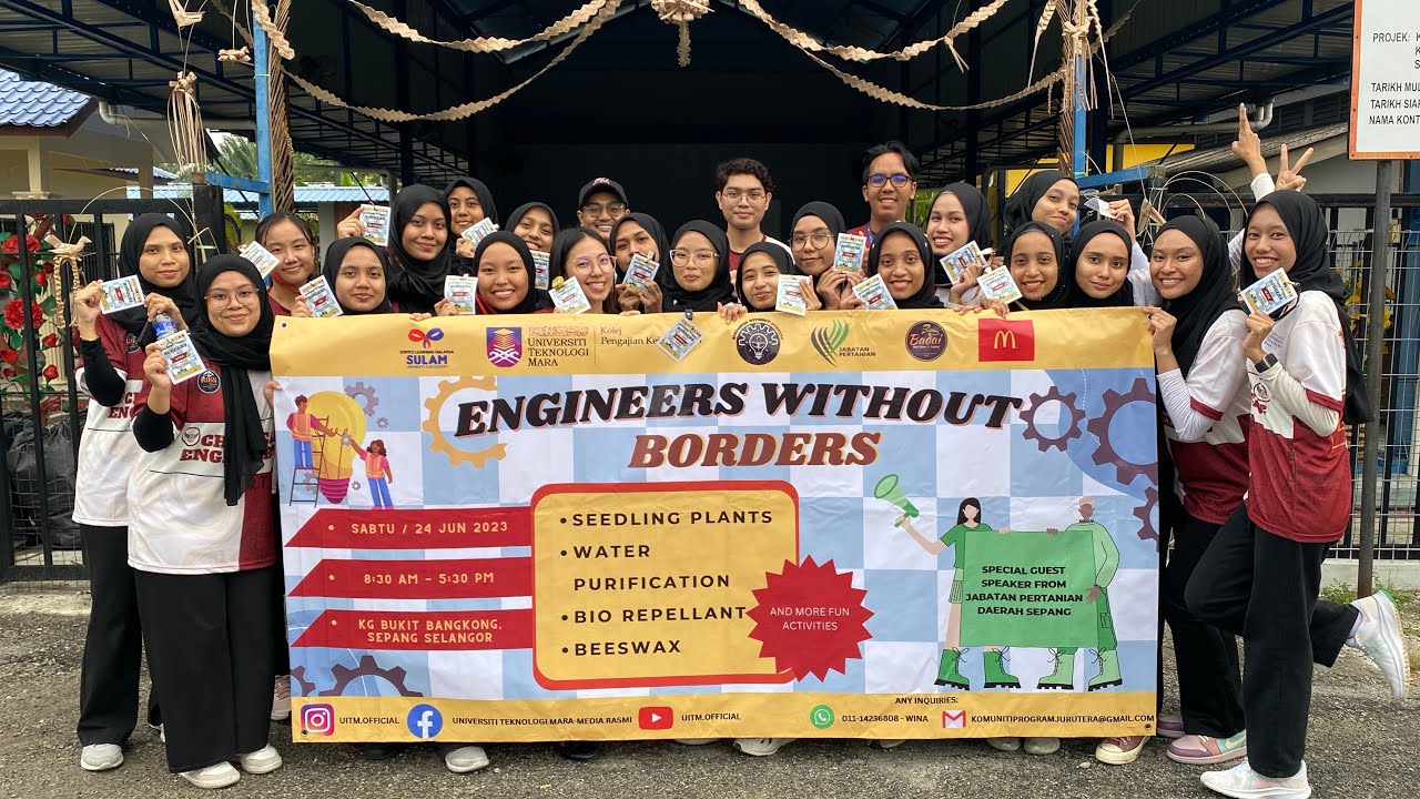 COMMUNITY PROJECT: ENGINEERS WITHOUT BORDERS (UiTM SHAH ALAM) - YouTube