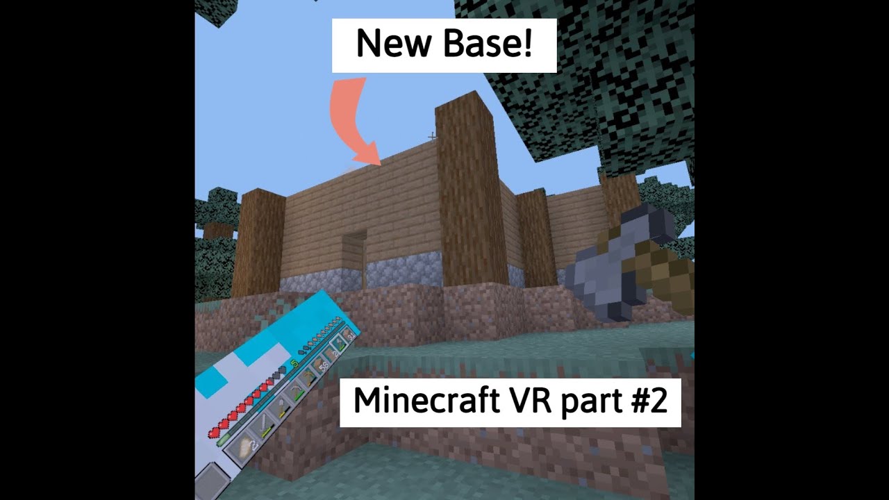 Minecraft VR survival part#2 - QuestCraft - YouTube