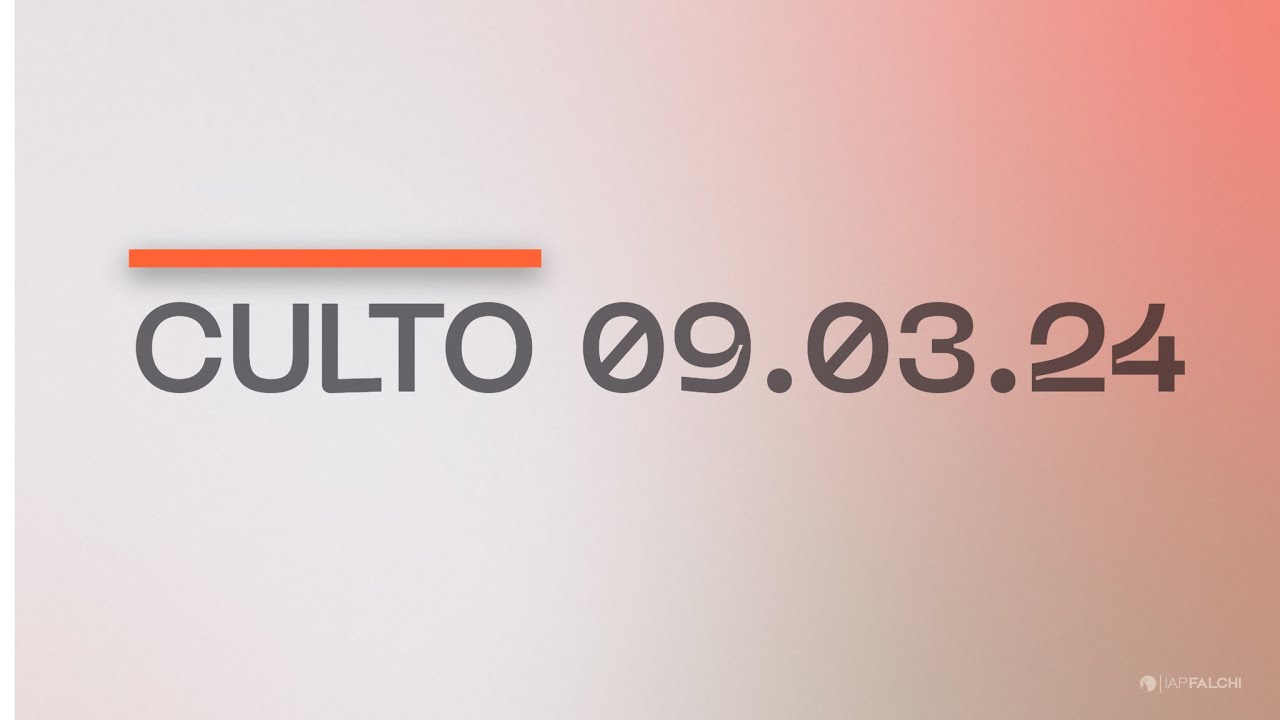 Culto de Sábado | 09.03.2024 | PR. Daniel Freschi - YouTube