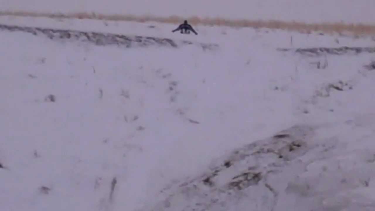 CW , sledding jump off joe- hit a shot up t.v. - YouTube