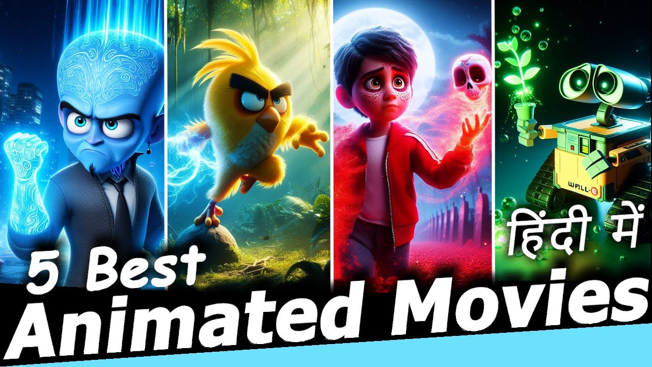 TOP 5 Animated Movies in Hindi | cartoon movies in hindi | part-2 - YouTube