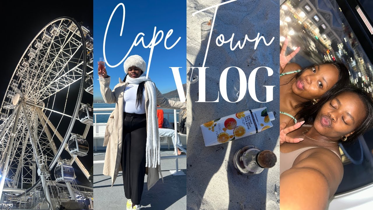 #travelvlog: 5 days in CPT, visiting the beach, Cape wheel, boat ride ...