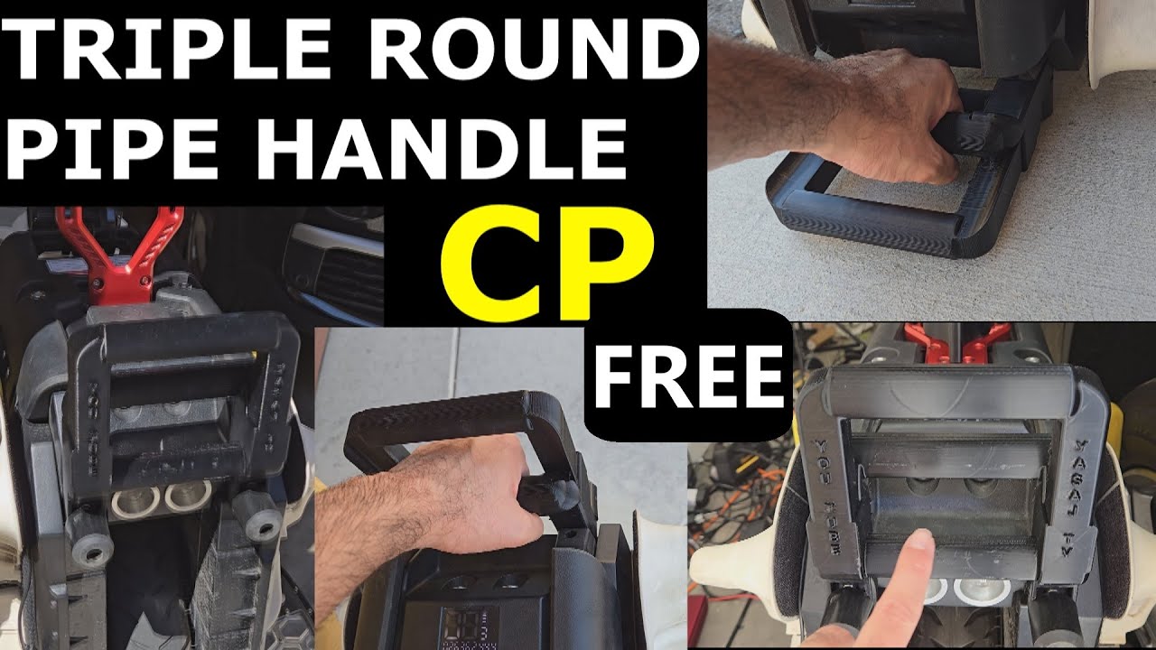 Commander Pro TRIPLE ROUND PIPE Handle - YouTube