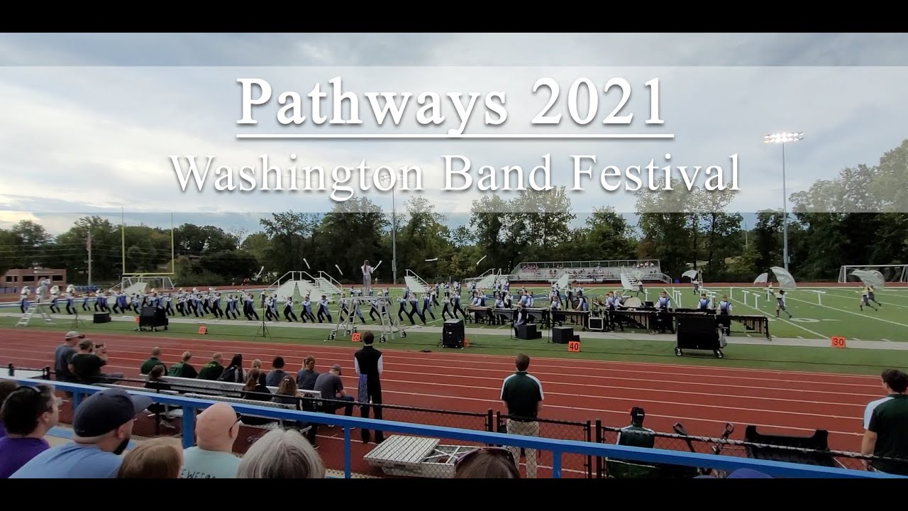 Oct 2 2021 - FZN Marching Band performing Pathways at Washington - YouTube