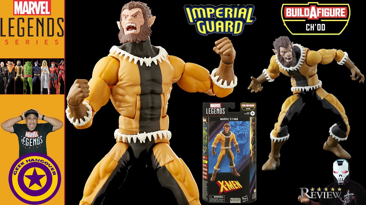 Marvel Legends Ch'od BAF Wave X-Men Imperial Guard Fang Action Figure ...