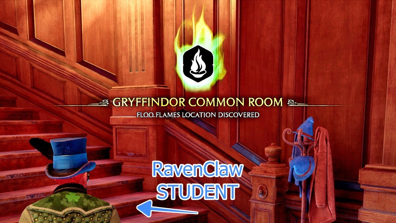 How To Sneak Into All 4 Common Rooms (EASY) Gryffindor - YouTube