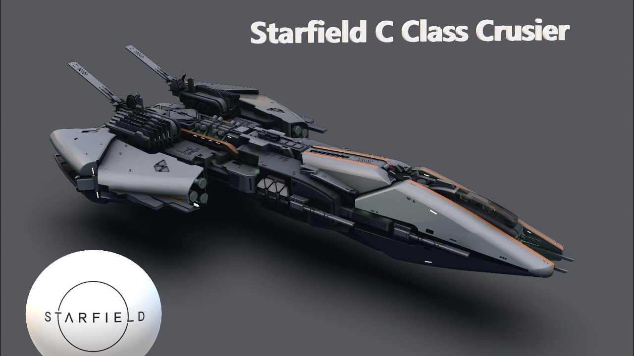 C Class Starfield Cruiser Build tutorial, Tour And Combat (Console ...
