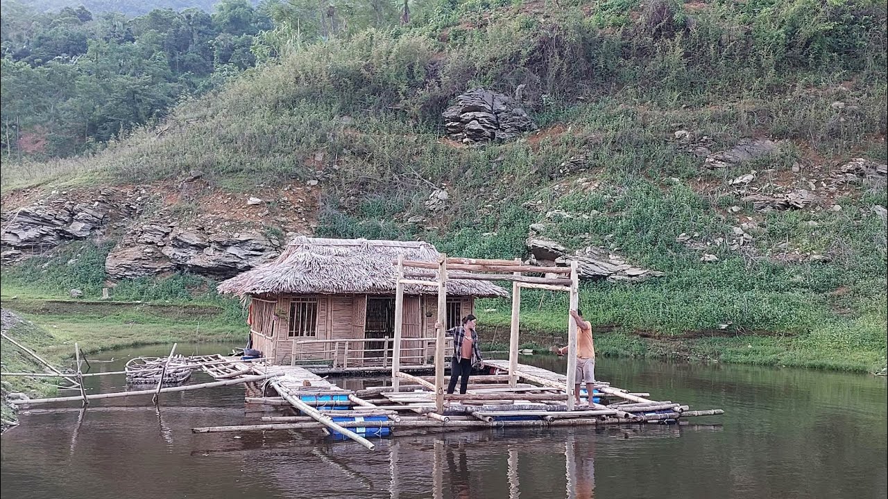 Build a floating house in the middle of the lake to make a farm - Green ...