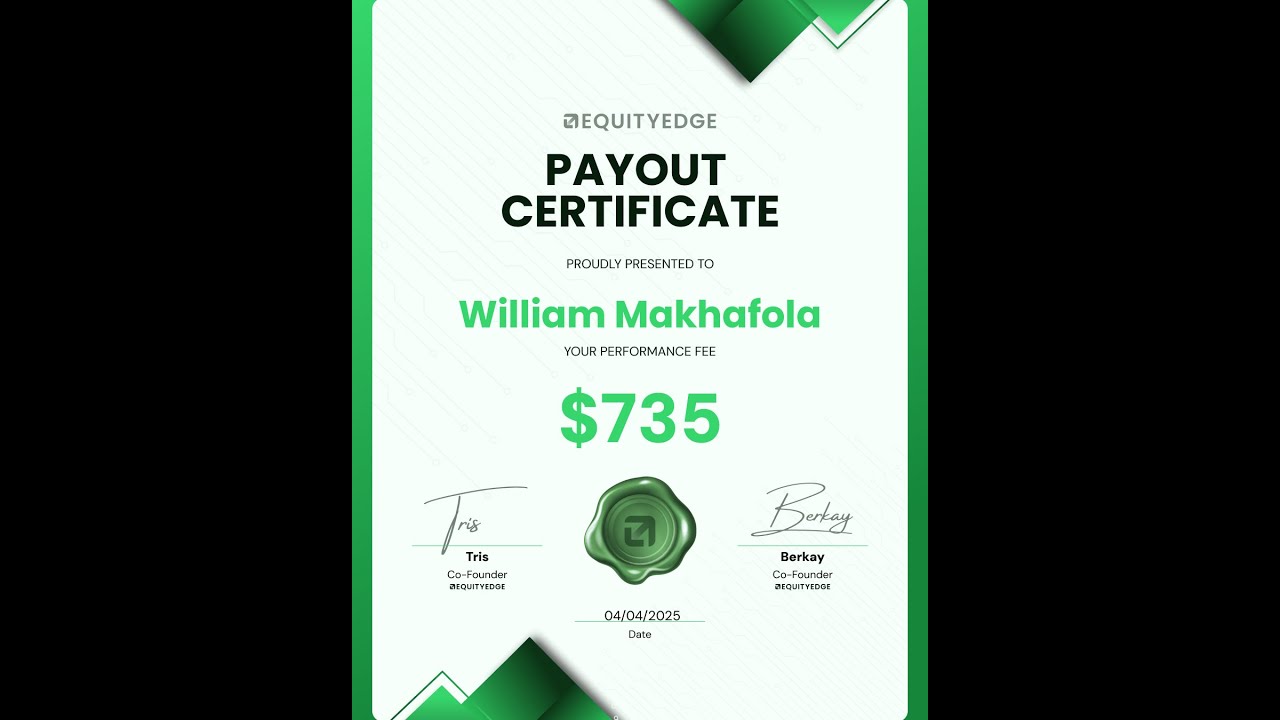 EQUITY EDGE PAYOUT PROOF $735 - YouTube