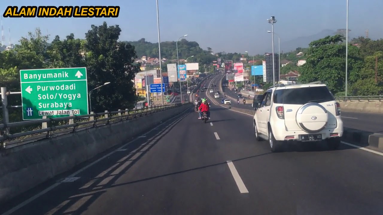 Jembatan layang (flyover) Jatingaleh - Tanjakan Gombel Semarang - YouTube