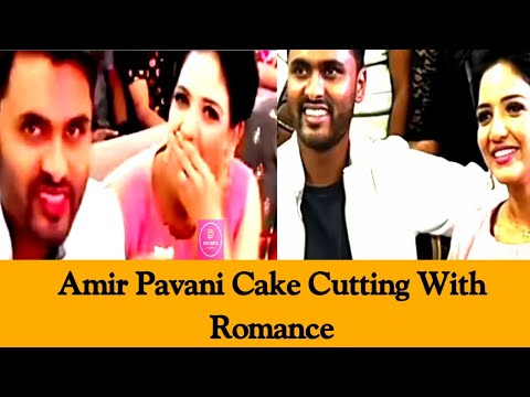 ஆசையா ஊட்டிவிட்ட Amir 😍 Pavani Amir "Cake Cutting" Video In Malaysia ...