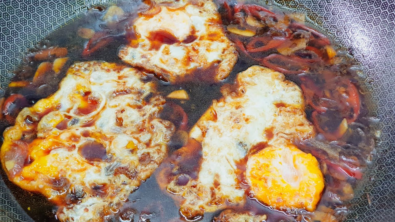 Resepi Telur Mata Masak Kicap Yang Pasti Menjadi - YouTube