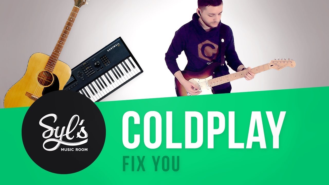 COLDPLAY 4 Instruments Multitrack Cover | Fix You | Guitar Cover, Piano ...