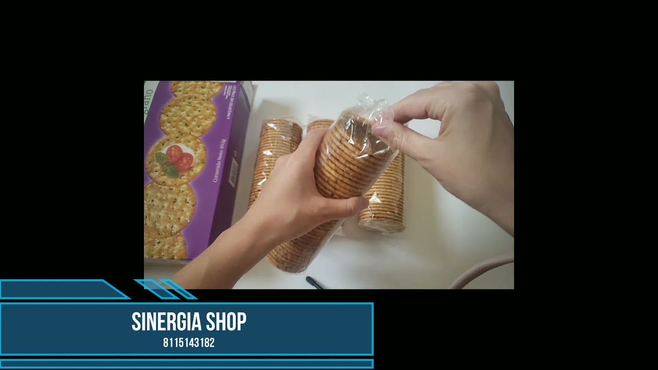 Galletas Saladas Multigrano Miltons Snack Saludable Sinergia Shop - YouTube