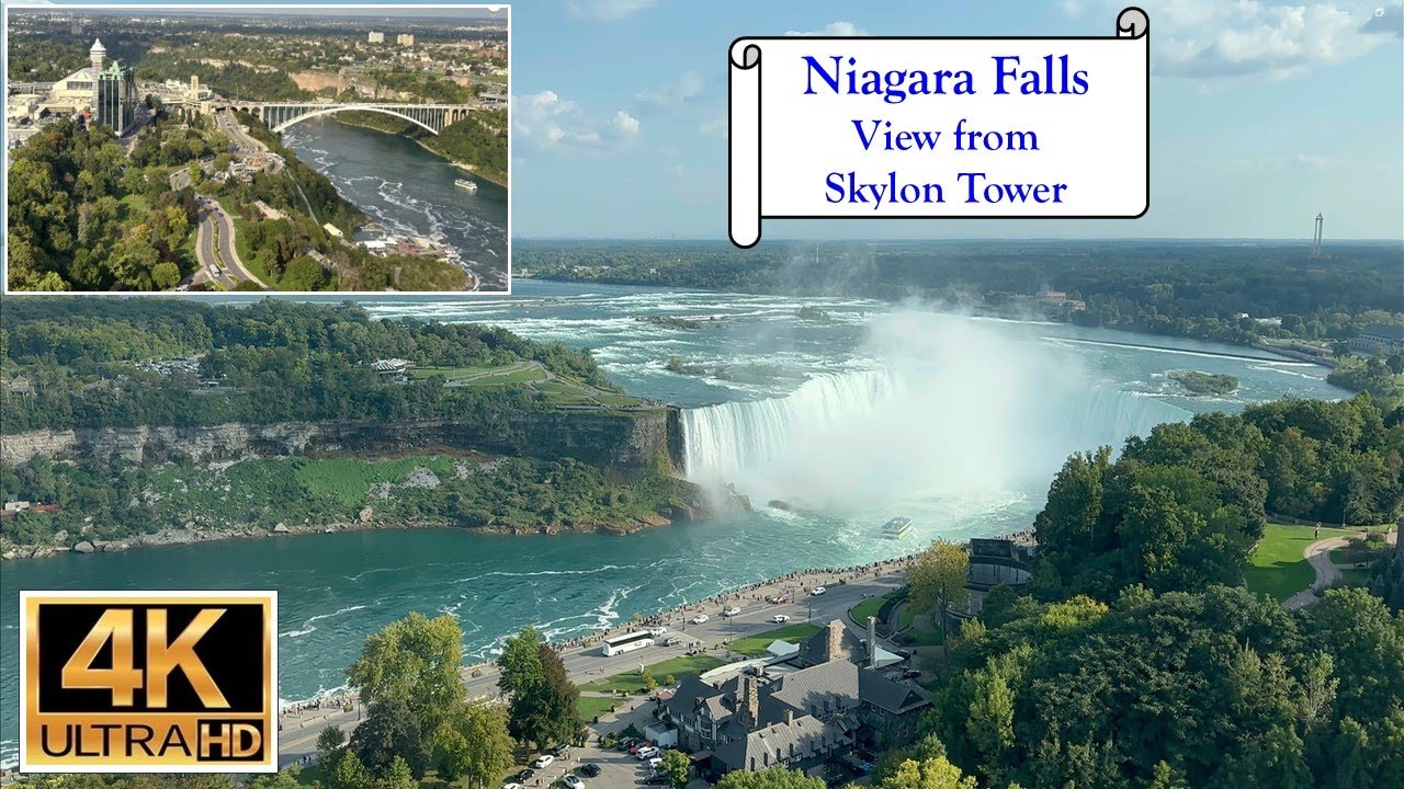 Niagara Falls - Skylon Tower View - 4K - YouTube
