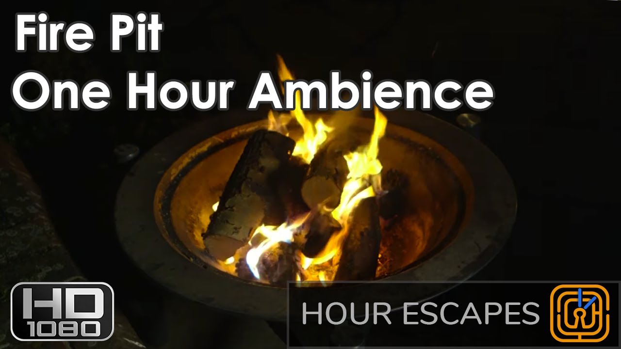 HD Fire Pit - One Hour Ambient Sound and Video - YouTube