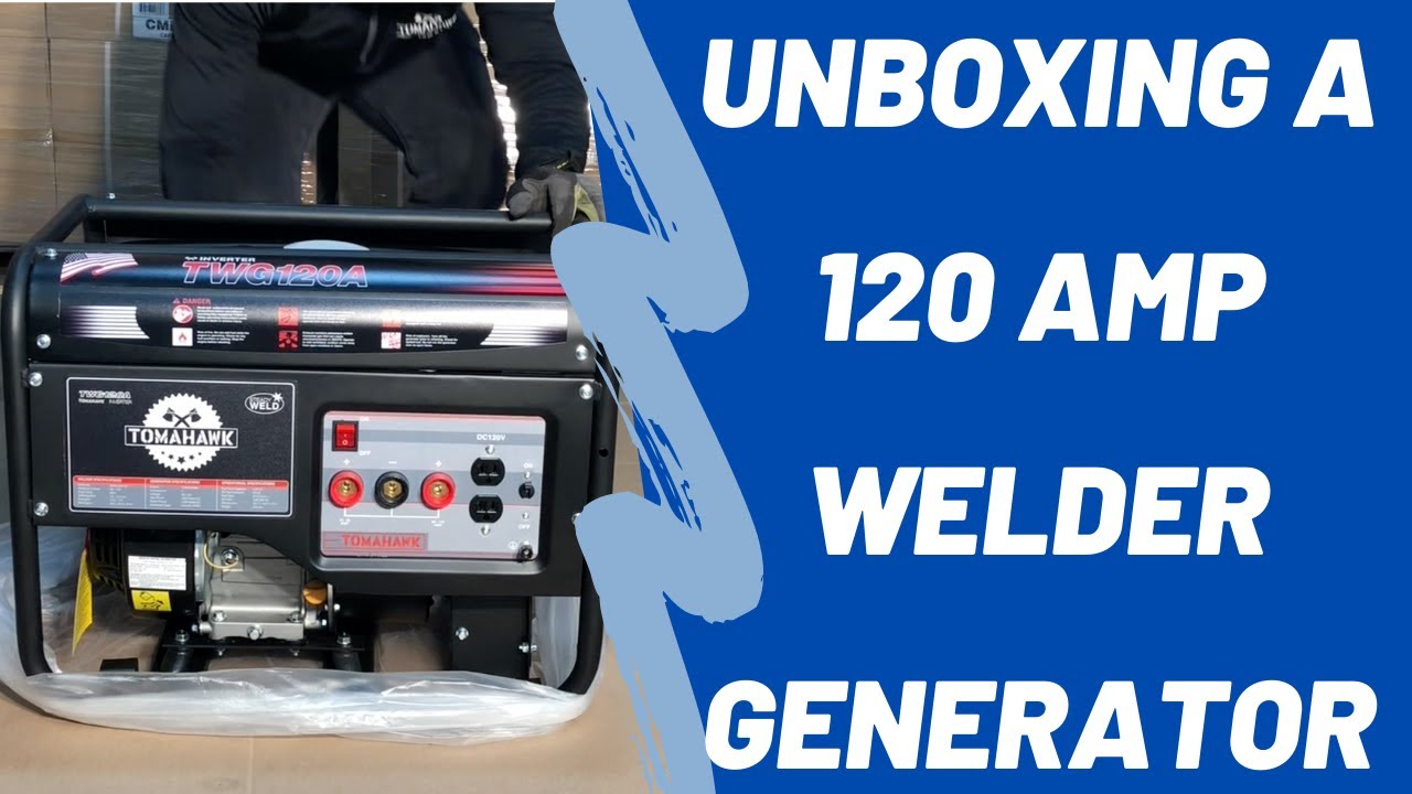 Unboxing A Tomahawk TWG120A Welder Generator | South Bay Repair Shop ...