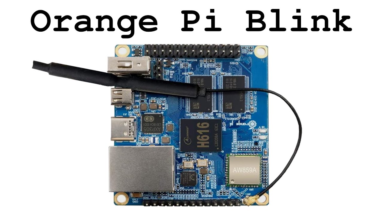 Led Blink - Orange Pi Zero 2 - YouTube