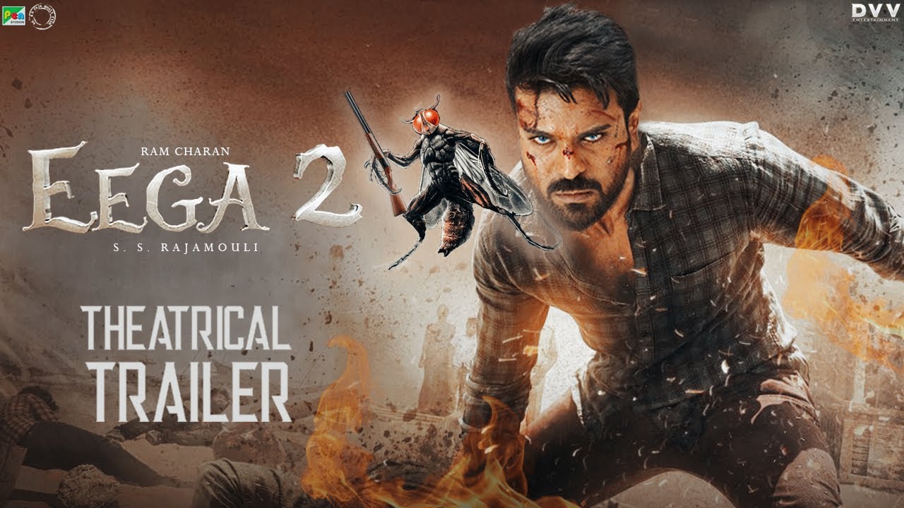 EEGA 2 - Official Trailer 2023 (Makkhi 2) | Ramcharan | Samantha | S S ...