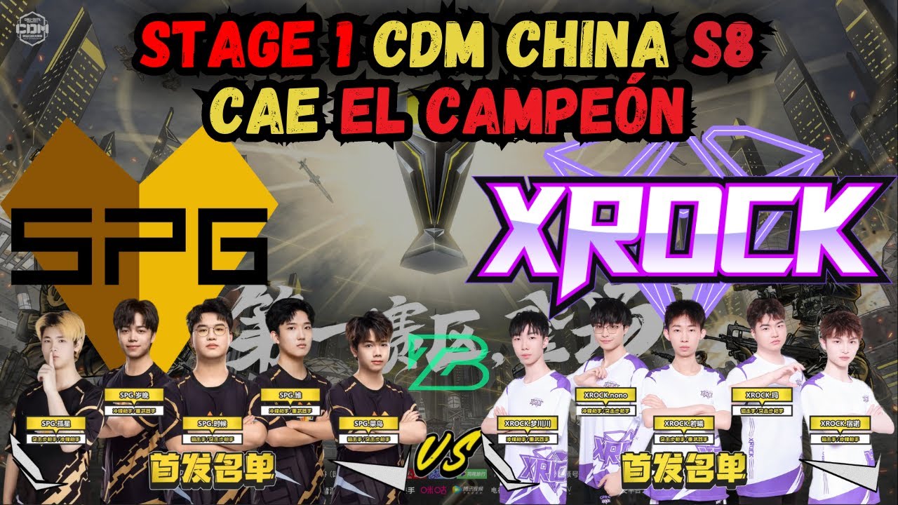 [EN/ES] CAE EL CAMPÉON DE CHINA: XROCK vs SPG + ENTREVISTA 🔥 CDM CHINA ...