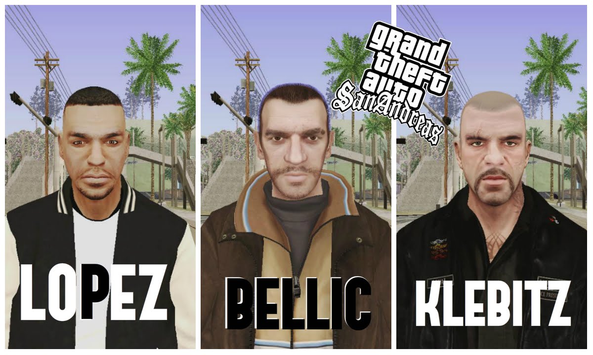 Niko Bellic & Johny Klebitz & Luis Lopez GTA SA [DOWNLOAD LINK] - YouTube