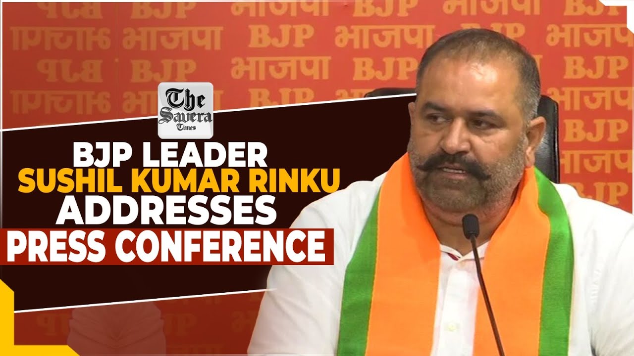 Sushil Kumar Rinku (BJP) addresses Press Conference - YouTube