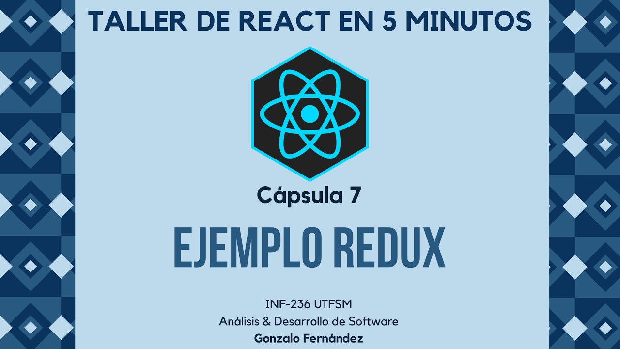 Cápsula 7 - Ejemplo Práctico con Redux - YouTube