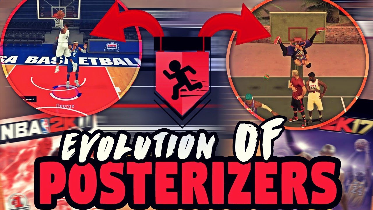 EVOLUTION OF POSTERIZERS IN NBA 2K (NBA 2K11- 2K17) - YouTube