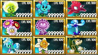 Tournament 16 Best FLOWER Plants - Who Will Win? - Pvz 2 Plant vs Plant