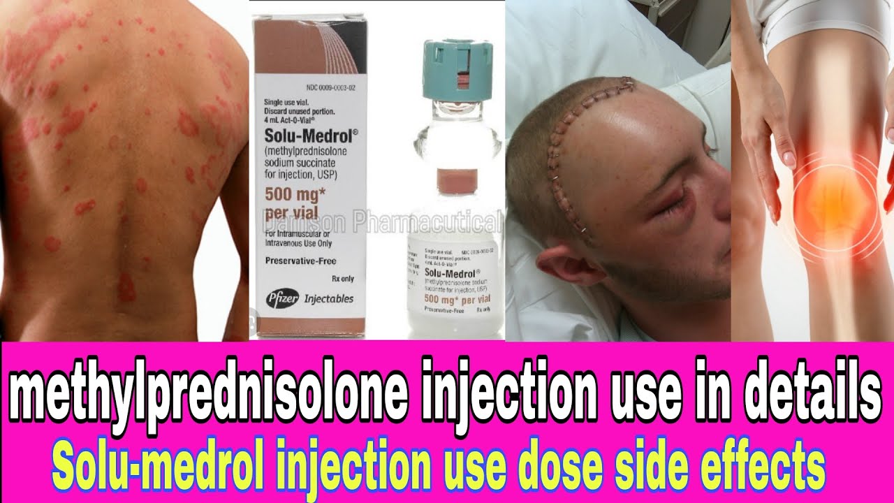 methylprednisolone injection 500mg || solu-medrol injection uses in ...