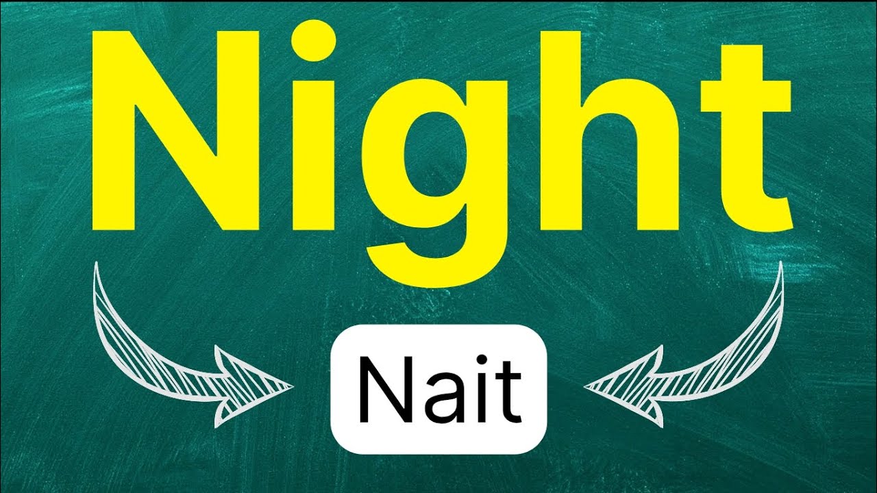 Cómo pronunciar: "Night" "Noche" "Oscuridad" "Anochecer" en inglés ...