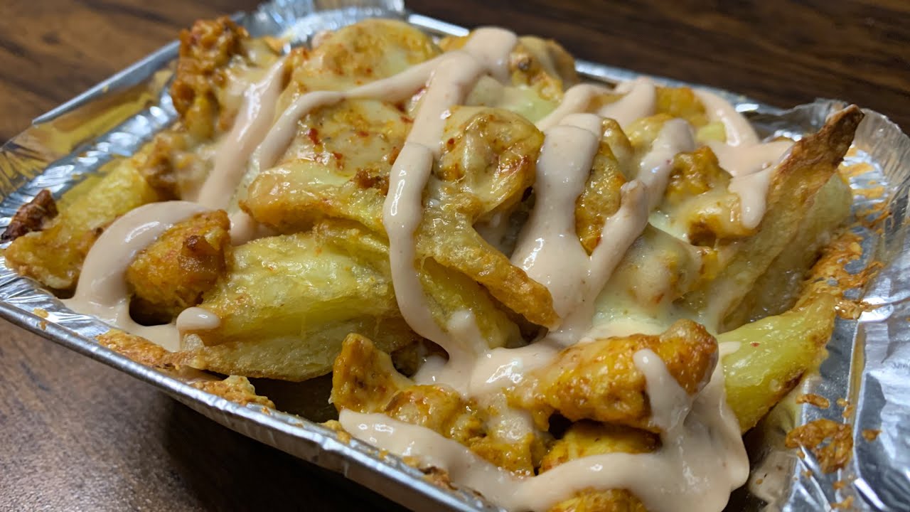 Chicken Loaded fries with cheese | Naheed kitchen | - YouTube