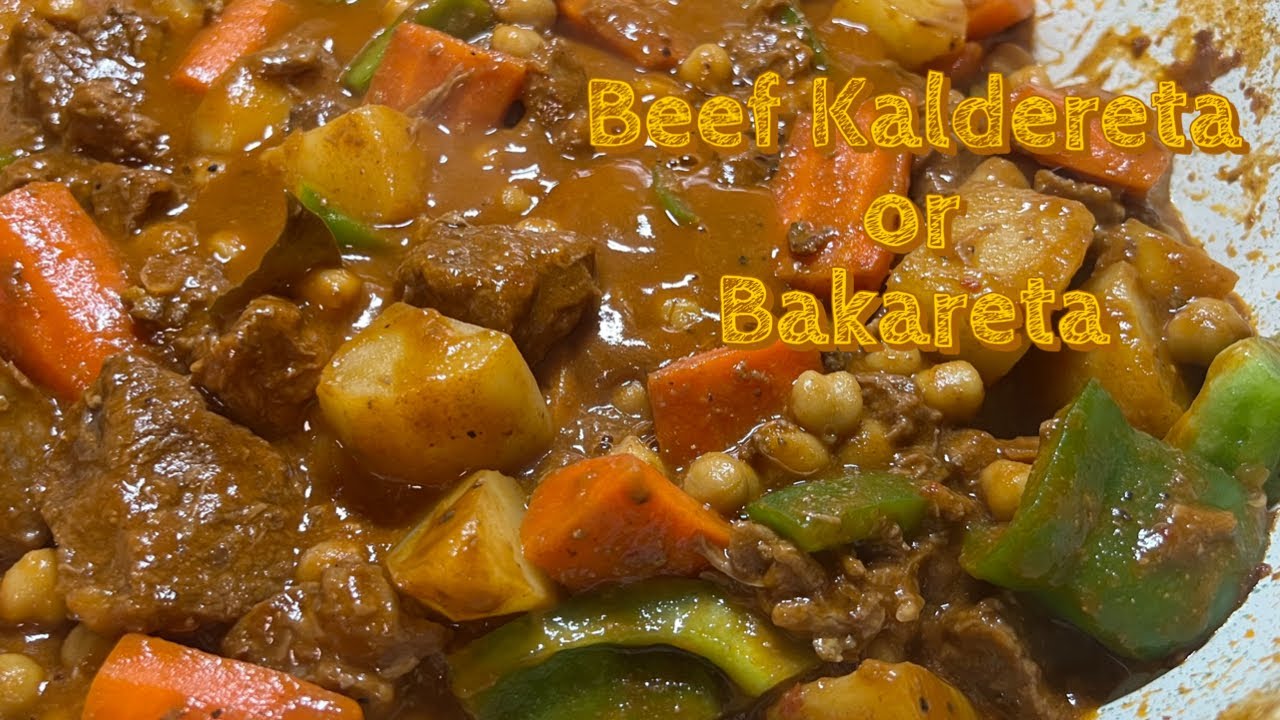 Prepared my husband’s favorite dish. Masarap na beef kaldereta or ...