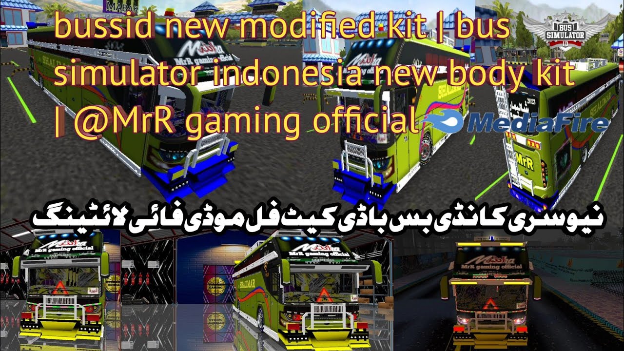 bussid new modified kit | bus simulator indonesia new body kit | @MrR gaming official - YouTube