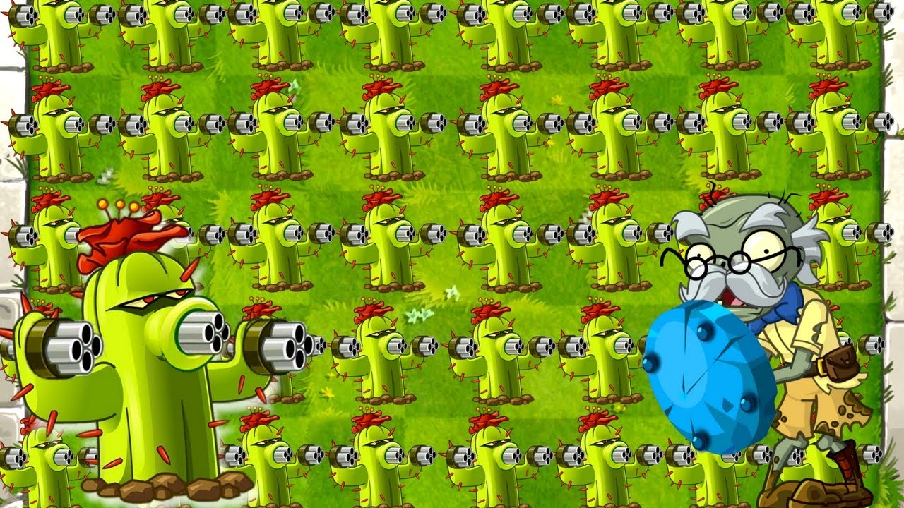 Plants vs Zombies 2 Full Cactus in Battlez - All Star vs Cactus Power ...