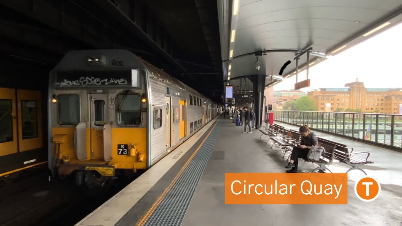 Sydney Transport Vlog 358: Circular Quay - Weekday Trains - YouTube