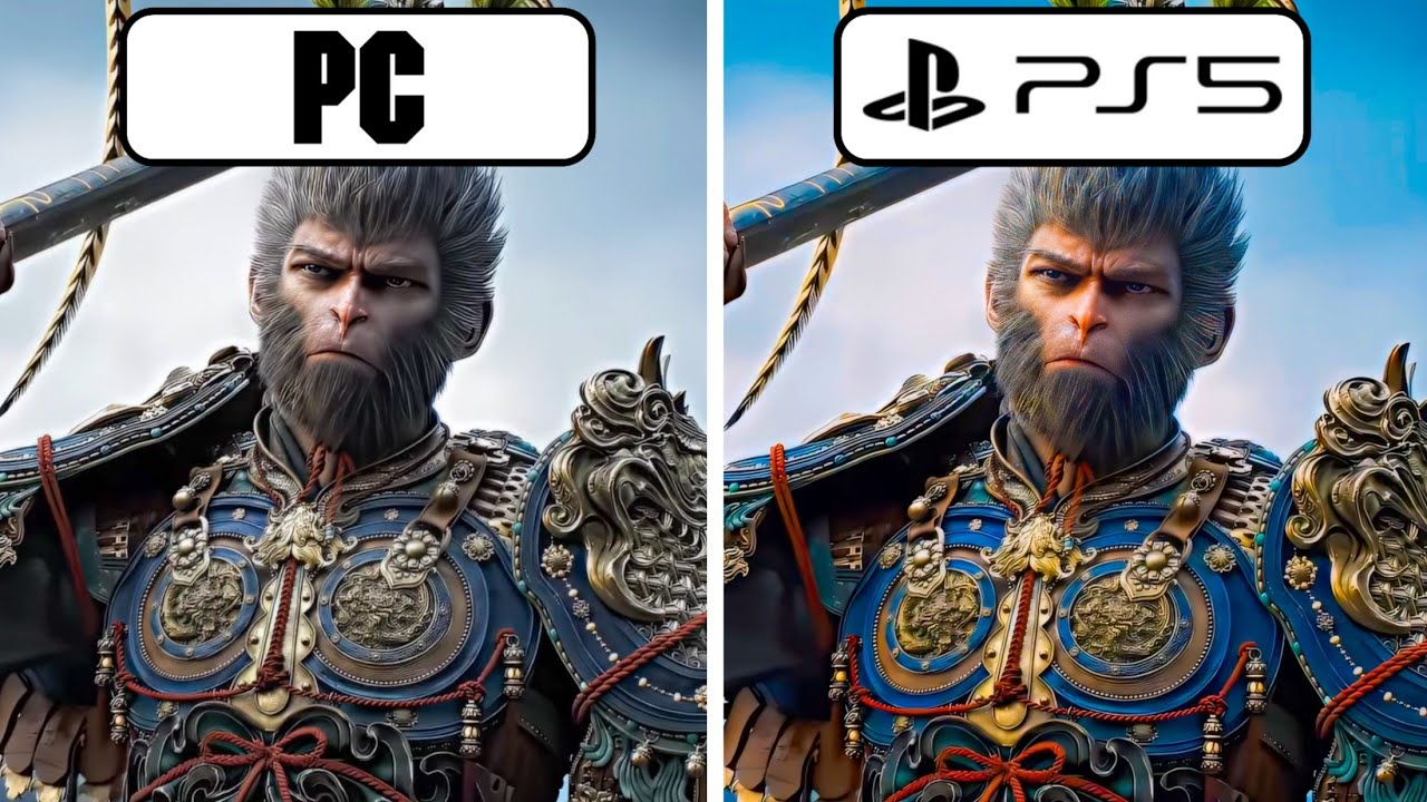 Black Myth Wukong PS5 vs PC Graphics Comparison - YouTube