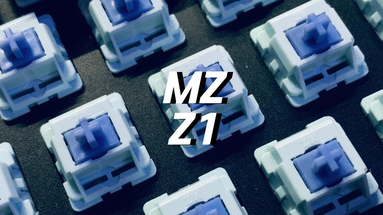 NEO80 MZ Z1 Linear Switch Typing Sound - YouTube