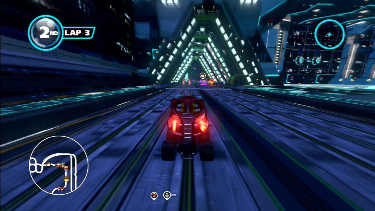 Sonic & All-Stars Racing Transformed - Egg Hangar *Gameplay* [PS3 ...