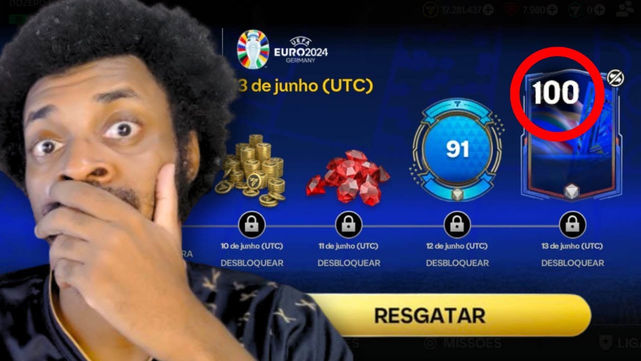 A EURO COMEÇOU NO FC MOBILE 24! GER MAX. DAS CARTAS VAZADO! ICONS ...