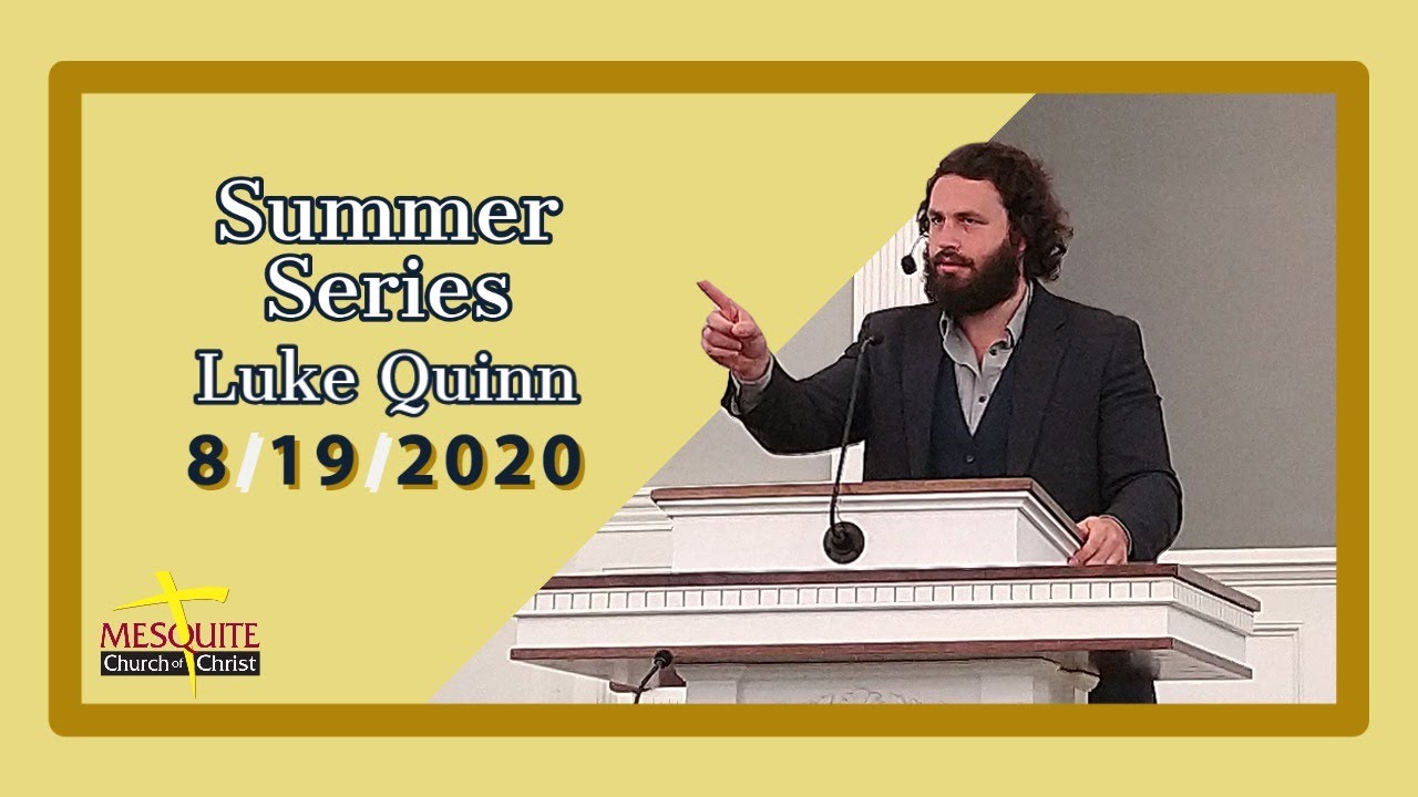 Summer Series 2020 - Luke Quinn: Kindness - YouTube