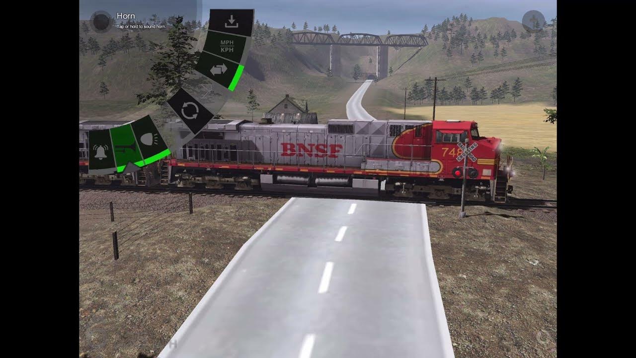 BNSF In Train Simulator Three With CSX KCS Fake-bonnet Power Move & More - YouTube