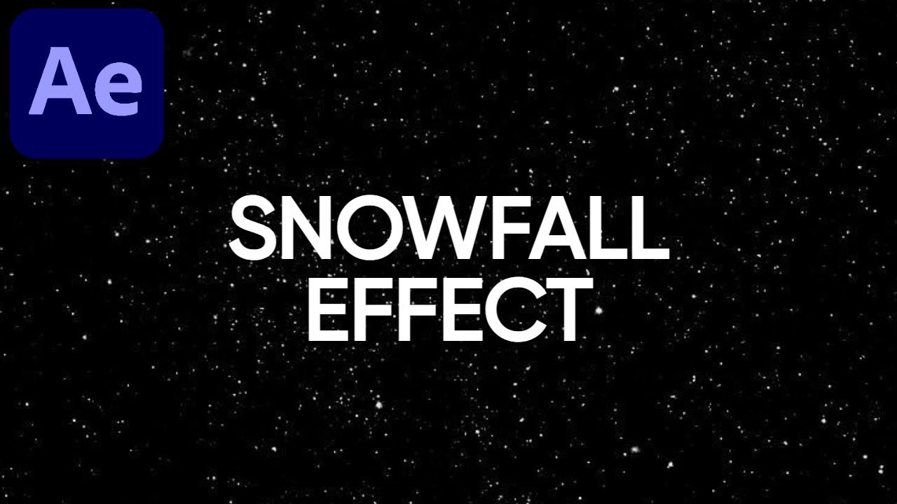 How to create Showfall Effect in Just a Minutes! | Aftre Effects ...