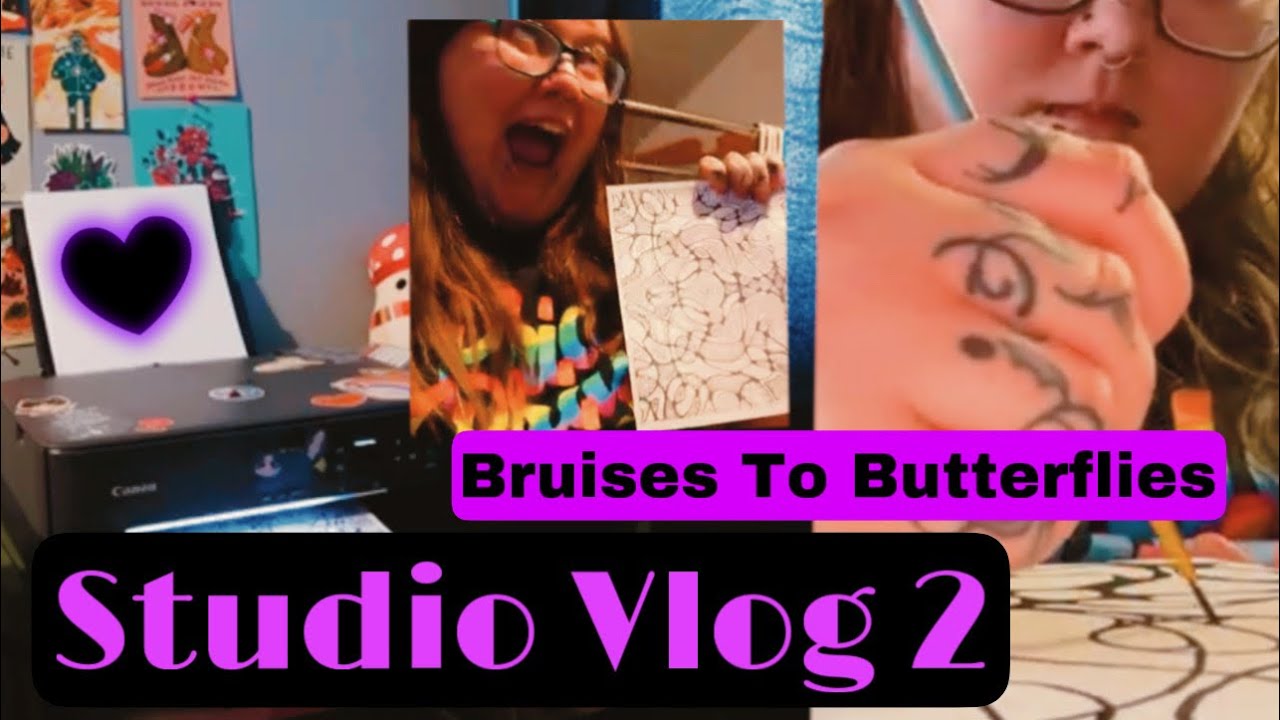 🎨 Studio Vlog 2: Custom Coloring Pages, Chat, and Painting Fun! 🖌️ ...