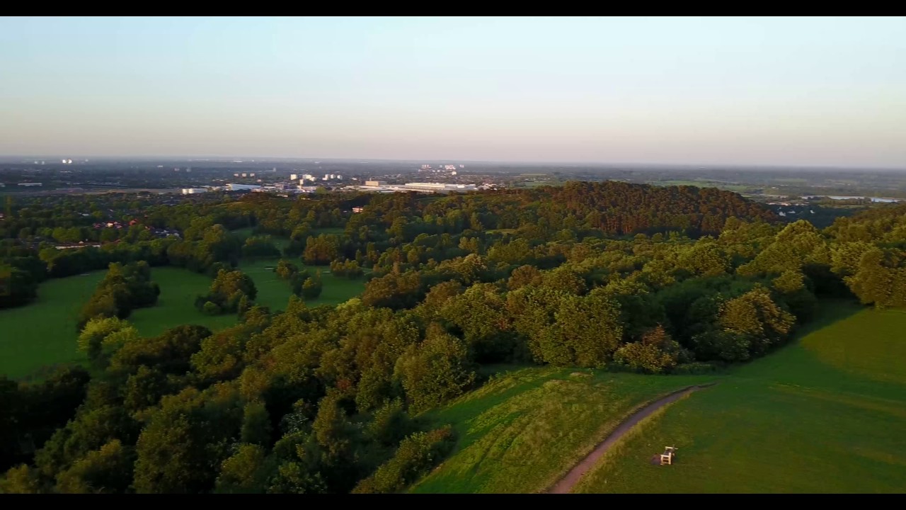 Sunset on Beacon Hill, Lickey Hills - 4K drone footage from the DJI ...